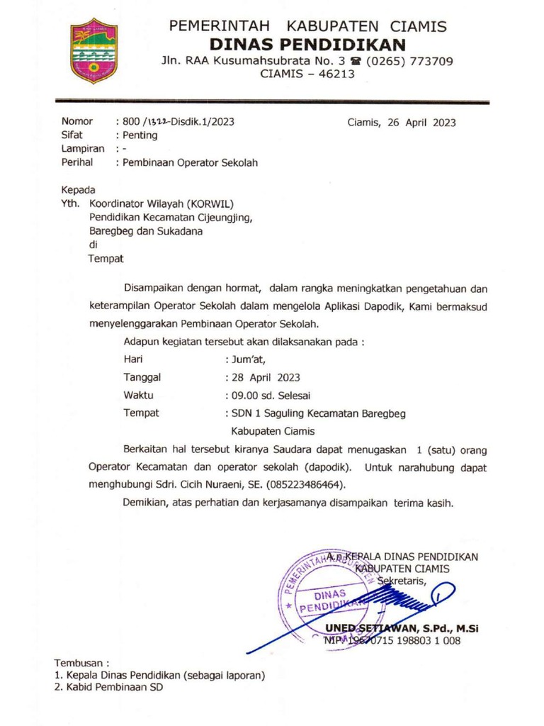 Surat Undangan | PDF