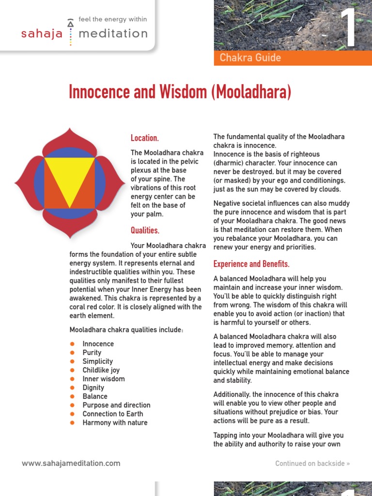 01 Mooladhara | PDF | Chakra | Meditation
