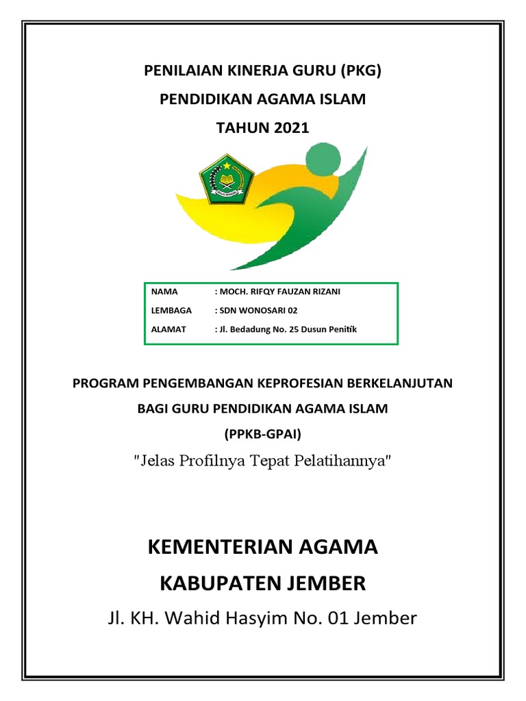 Cover Tugas Mandiri PPG PAI 2021 | PDF