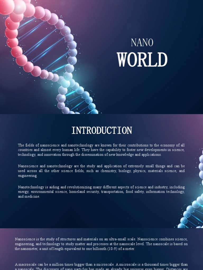 NanoWorld - Group 5 - STS | PDF | Nanotechnology | Microscope