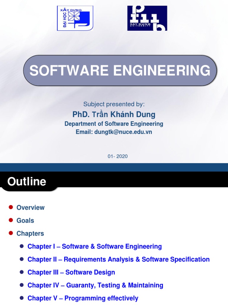 Software Engineering: Phd. Trần Khánh Dung | PDF | Software Prototyping | Software