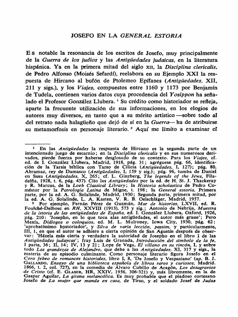 Josefo en La General Estoria | PDF | Biblia | Libro del éxodo