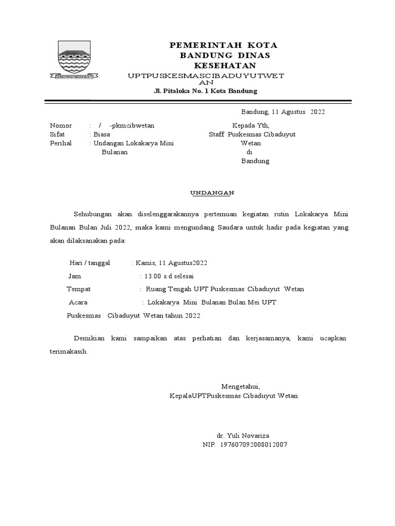 Undangan Lokbul | PDF