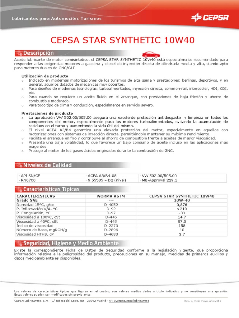 Cepsa | PDF | Turbocompresor | Inyección de combustible
