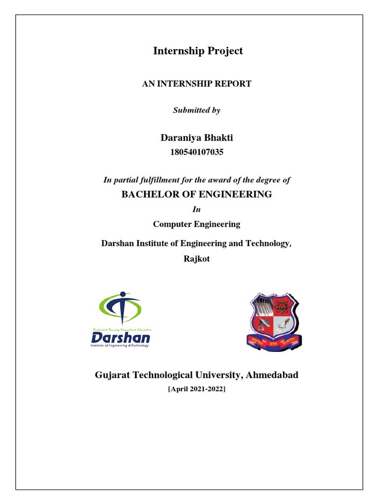 IntermshipDemoReport 1 | PDF | Android (Operating System) | Java (Programming Language)