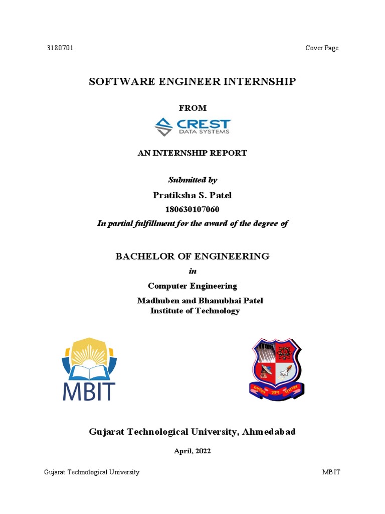 Pratiksha Patel 180630107060 Report | PDF | Scrum (Software Development) | Systems Engineering