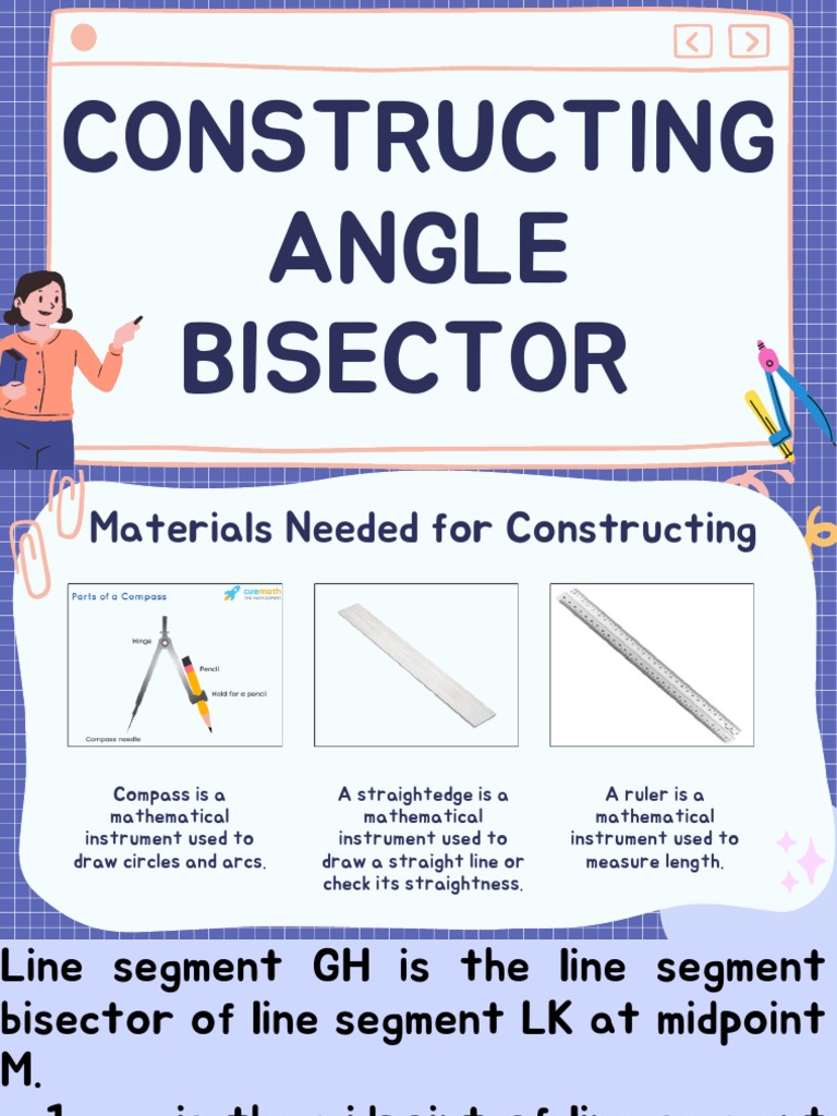 Constructing Angle Bisector | PDF