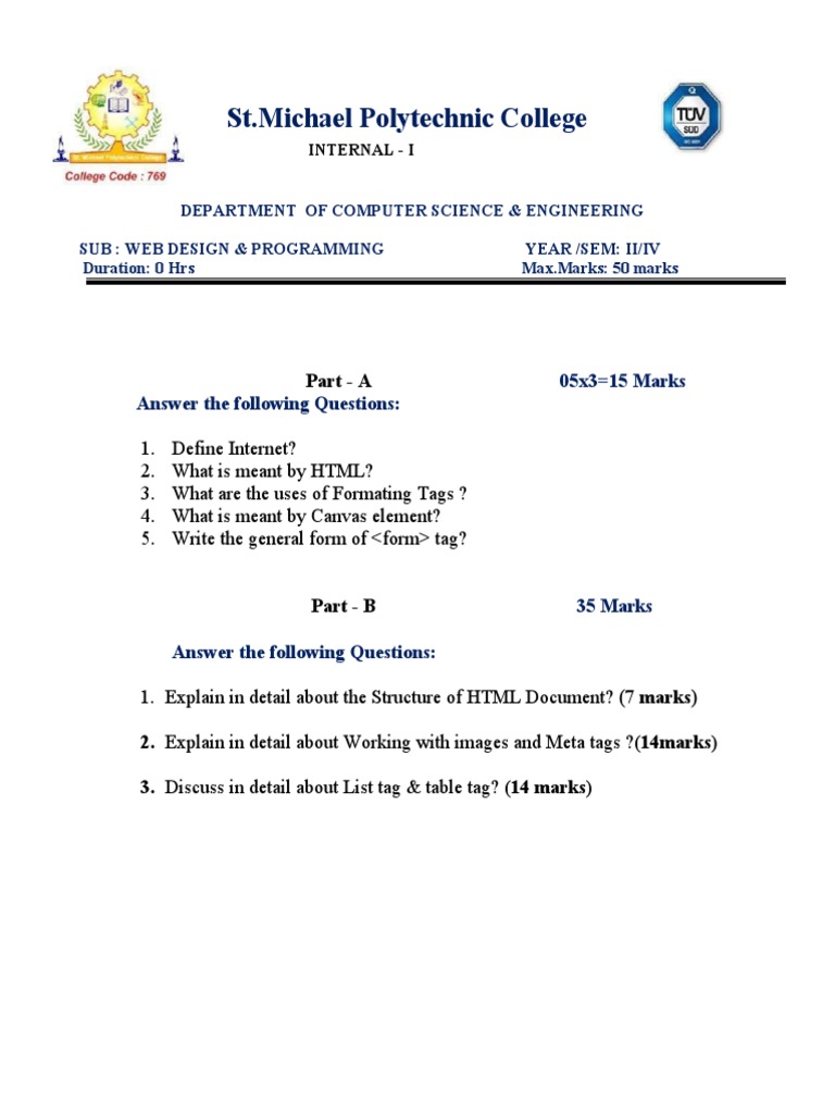 WDP Internal 1 | PDF