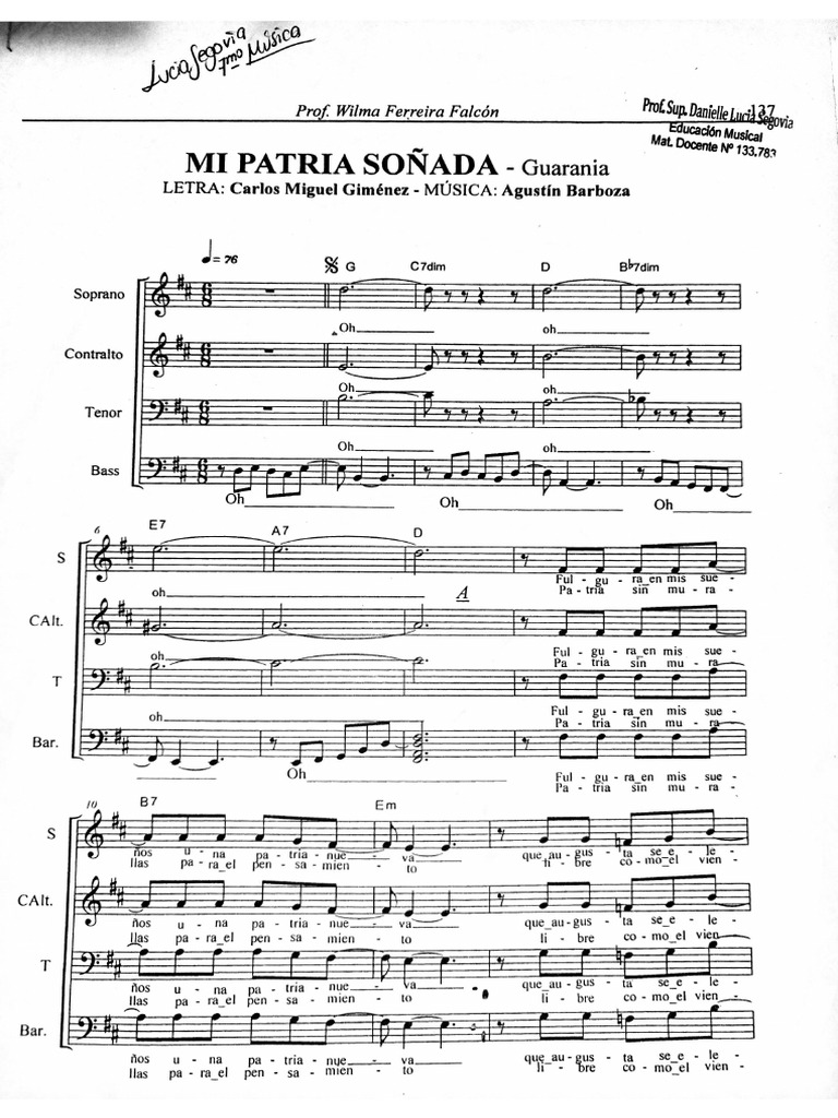 mi patria soñada | PDF