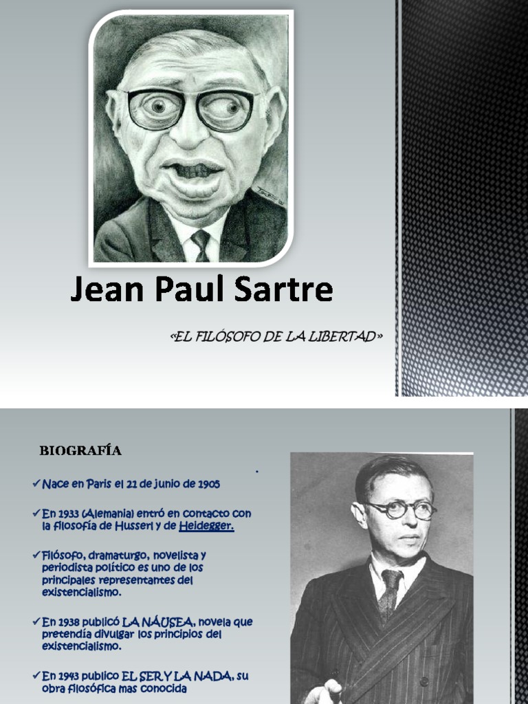 Jean Paul Sartre PPT | PDF