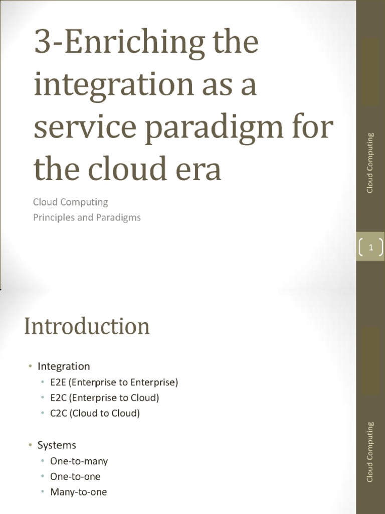 Lecture - 4 - Enriching - Integration - As - A - Service | PDF ...