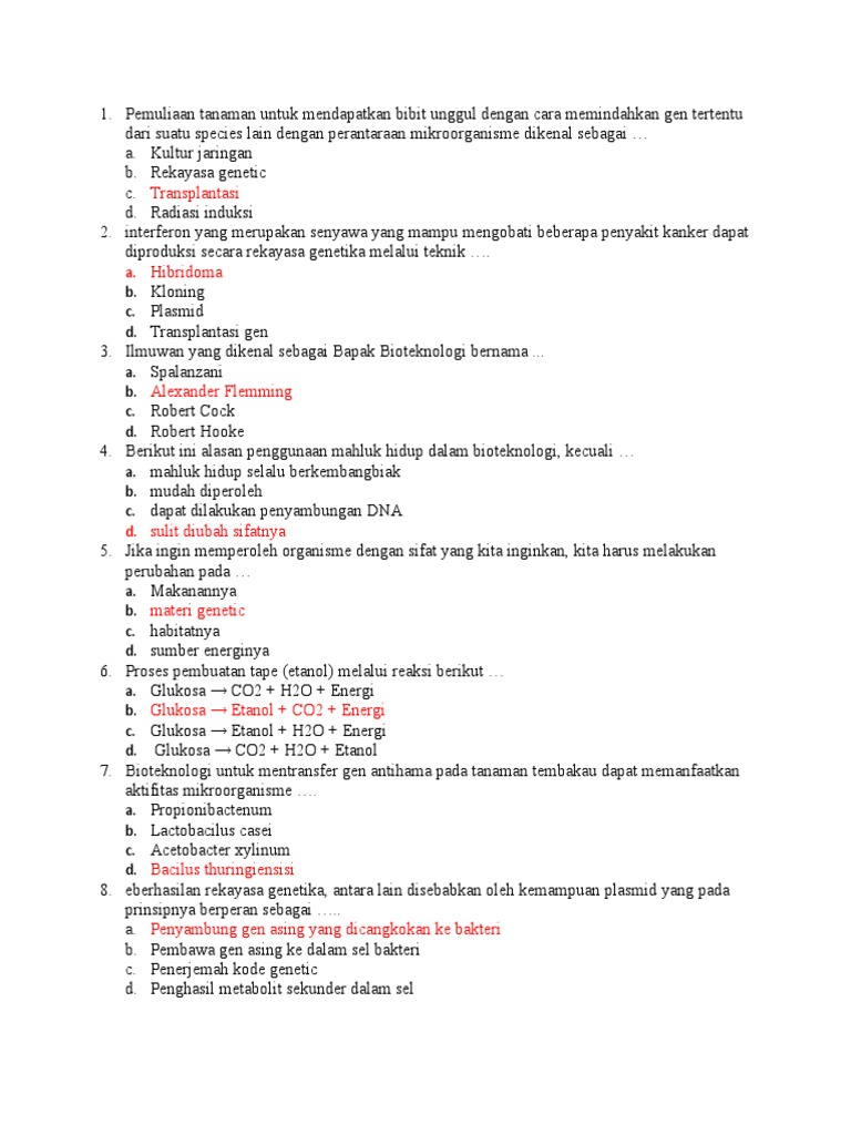 Bioteknologi dan Rekayasa Genetika Modern | PDF | Kesehatan Holistik | Sains & Matematika