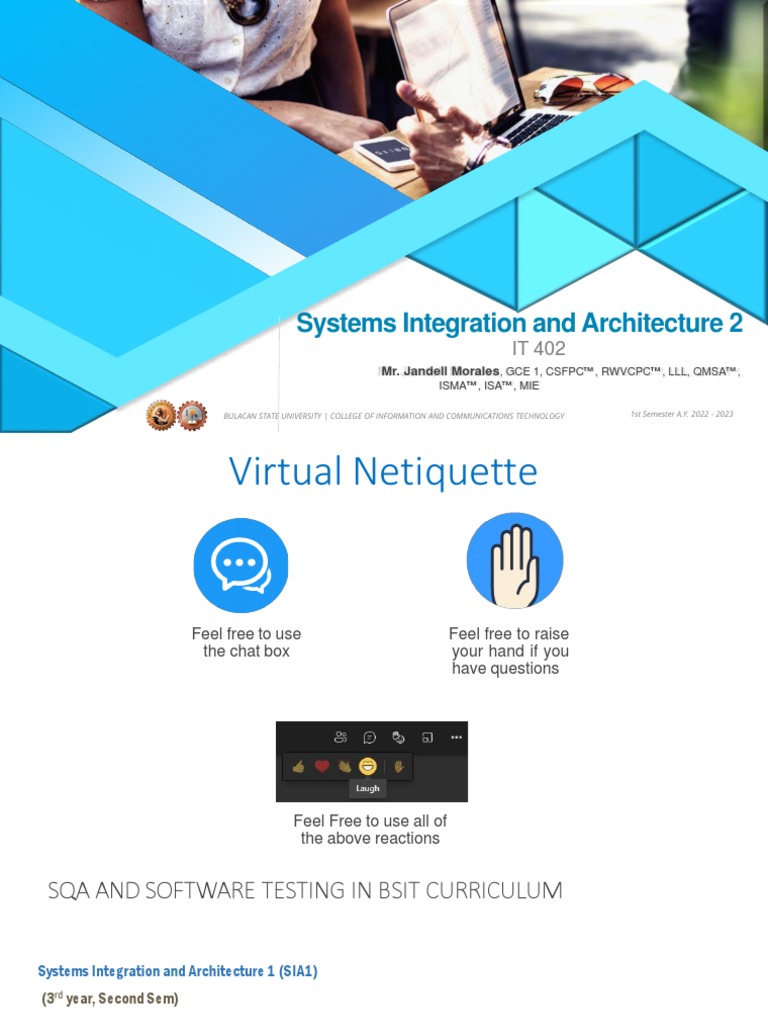 Systems Integration and Architecture 2: Mr. Jandell Morales | PDF ...