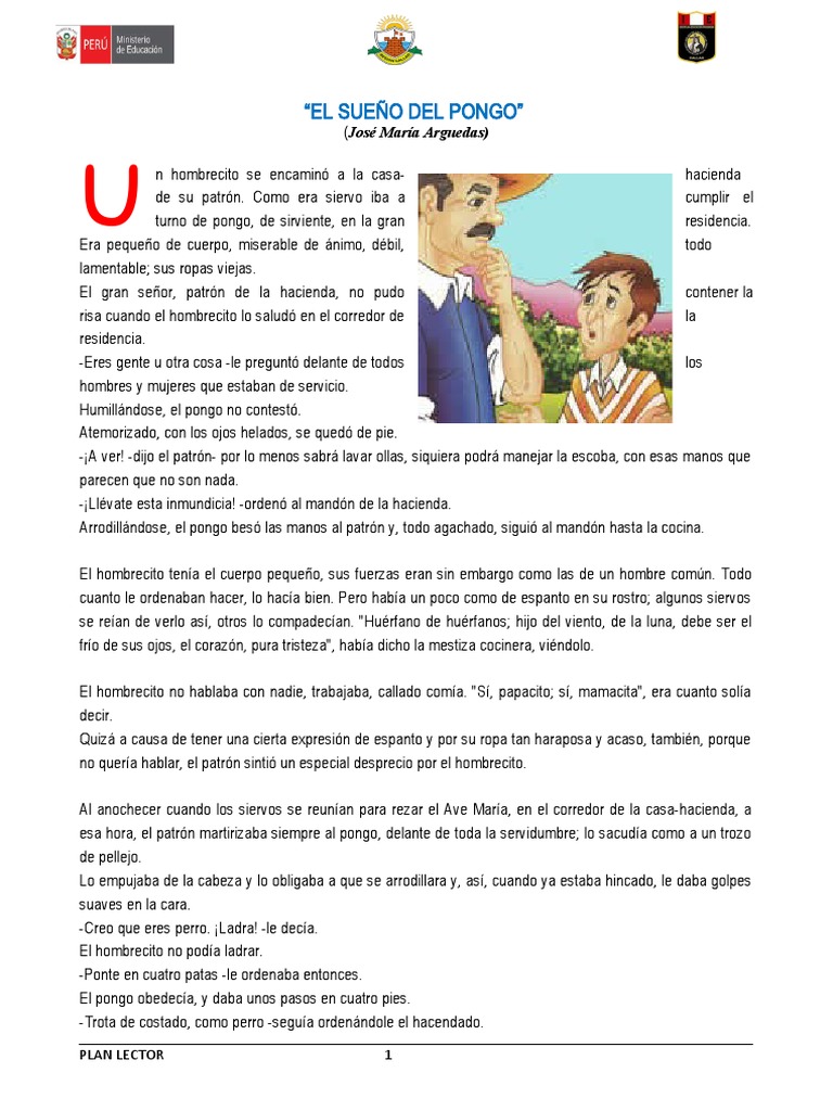 Cuento El Sueño Del Pongo | PDF