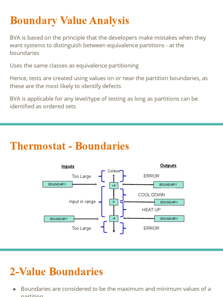 Boundary Value Analysis | PDF | Computing | Systems Theory