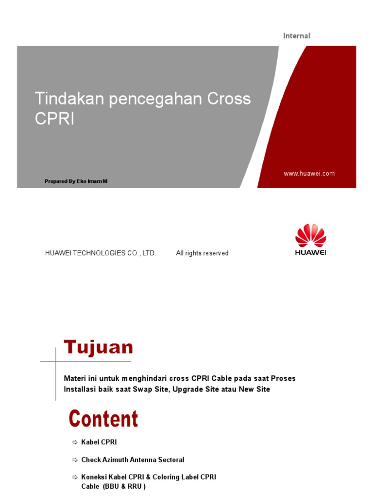 Tindakan Pencegahan Cross Feeder - CPRI | PDF