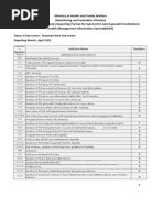 2024-25 Hmis Reporting Format for Private Hospital | PDF