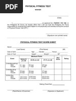MPOETC Fitness Test Standards 2024 | PDF