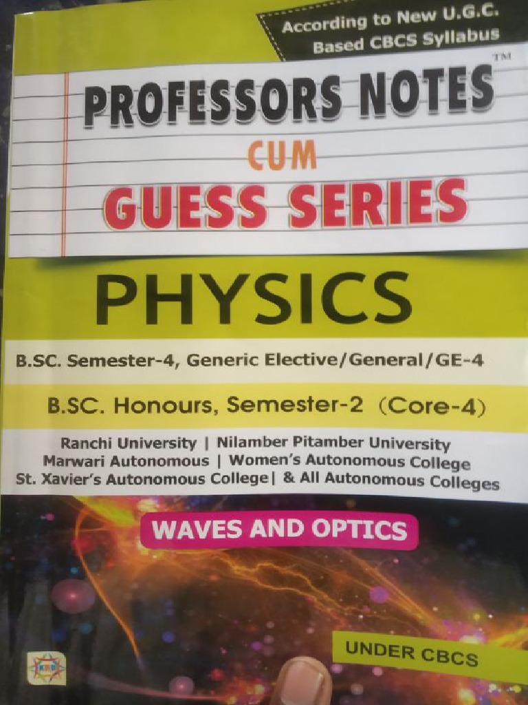 Professors Notes Physics | PDF