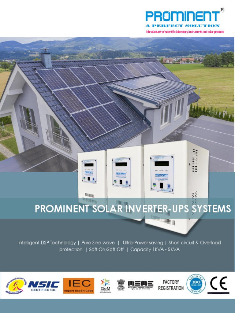 SOLAR - INVERTER - SPEC LIST v6.0 | PDF | Power Inverter | Power ...