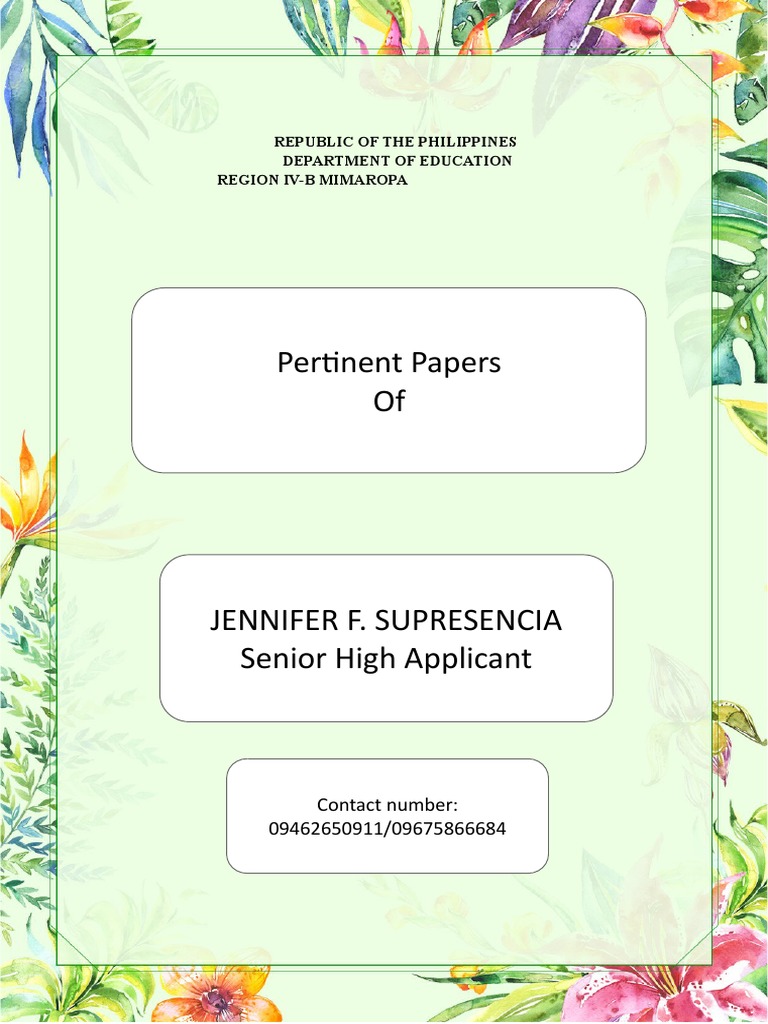 Pertinent Papers Mier | PDF