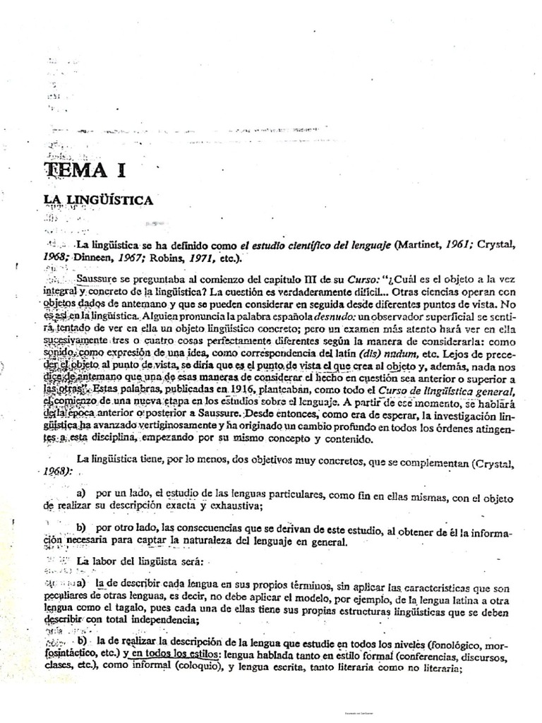 Quilis (1988) Lingüística | PDF