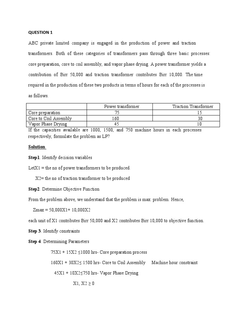 Operation Research | PDF | Mathematical Optimization | Function (Mathematics)
