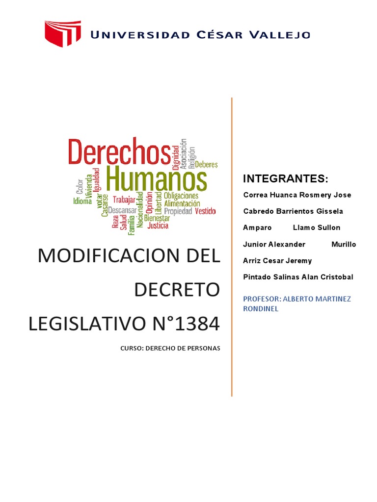 Analisis Del Decreto 1384 | PDF | Invalidez | Competencia (ley)