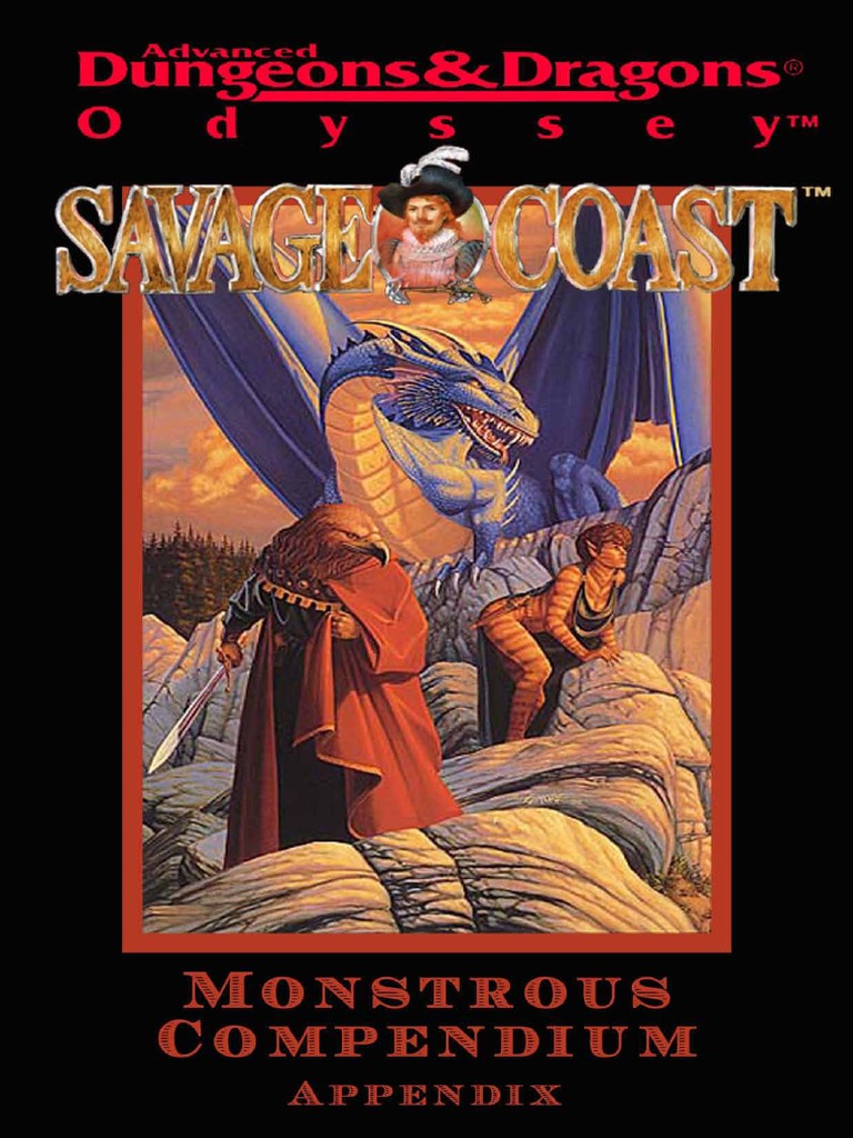 TSR Inc - AD&D 2nd Edition - Monstrous Compendium - Savage Coast ...