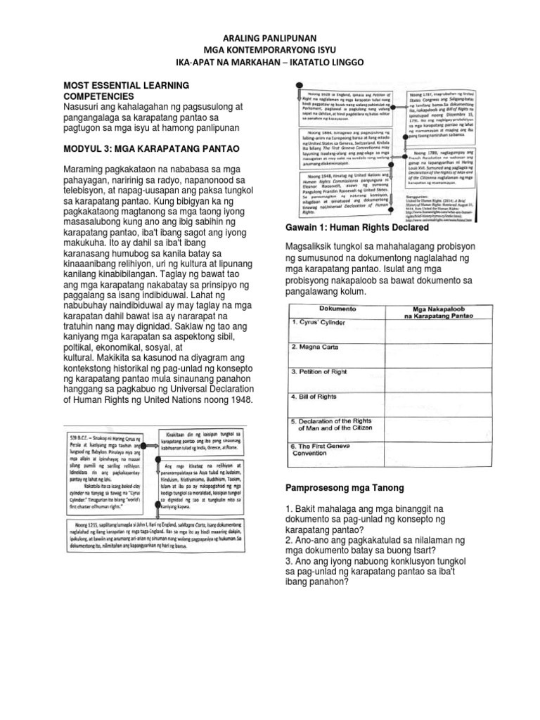 Ikatlong Linggo | PDF