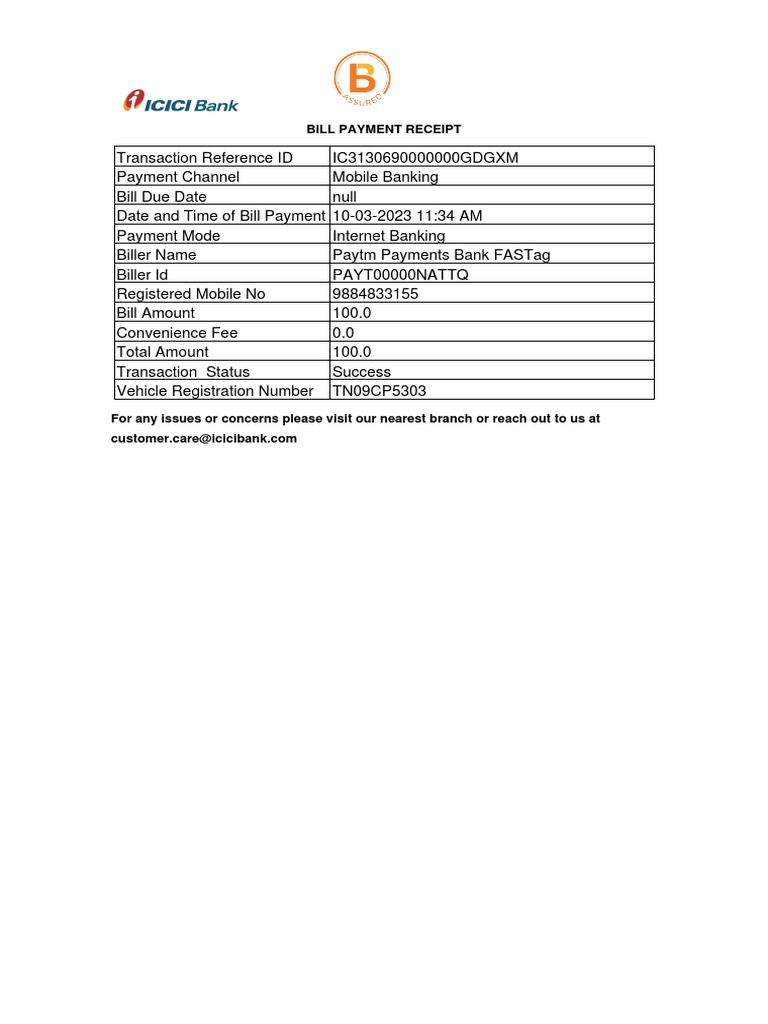 BBPS Receipt 1678428275913 | PDF
