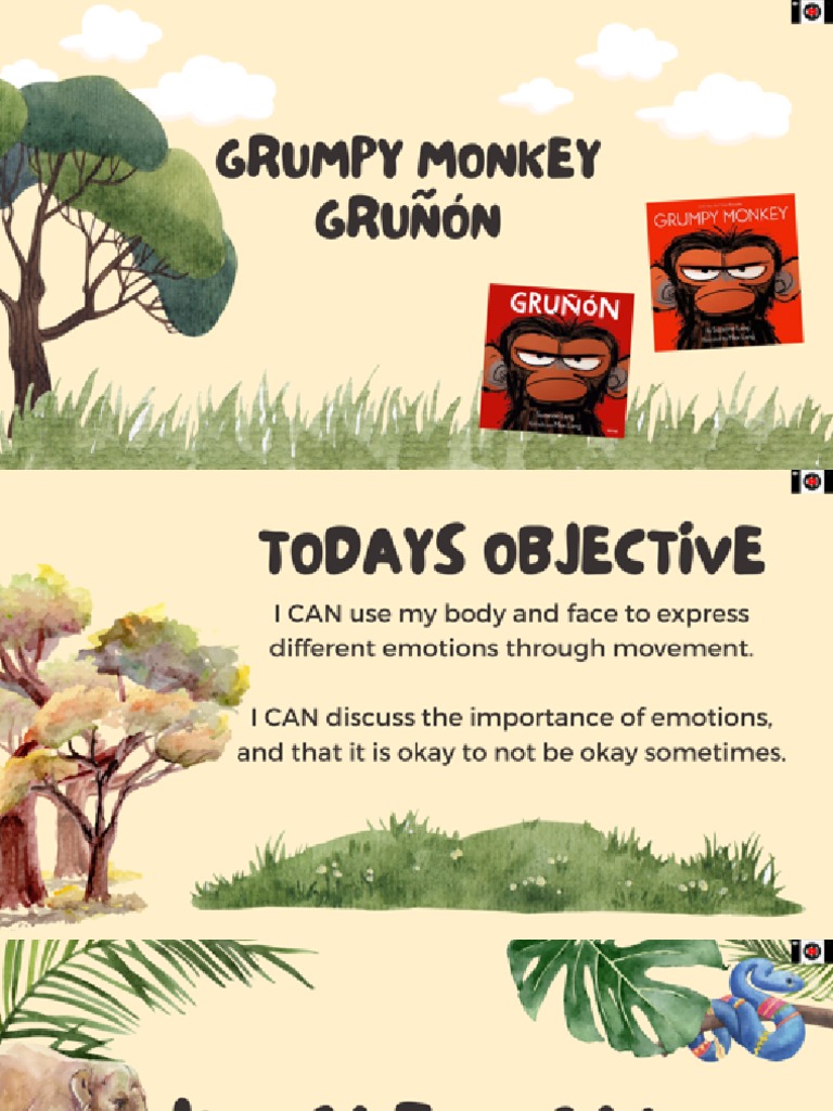 Grumpy Monkey Presentation | PDF