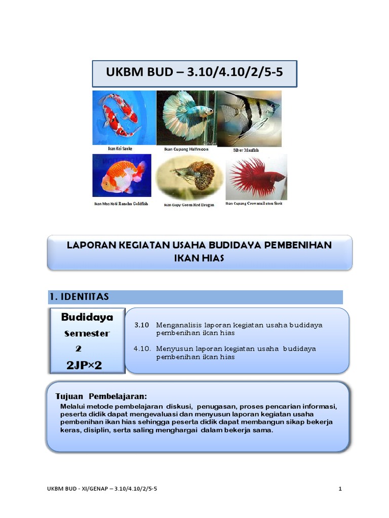 3.10 Ukbm Budidaya Evaluasi | PDF