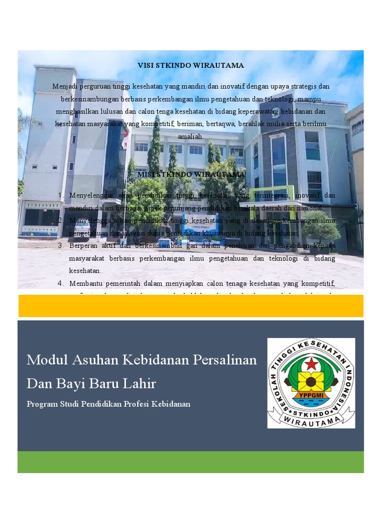 Cover Modul Askeb Kehamilan s1 Keb | PDF