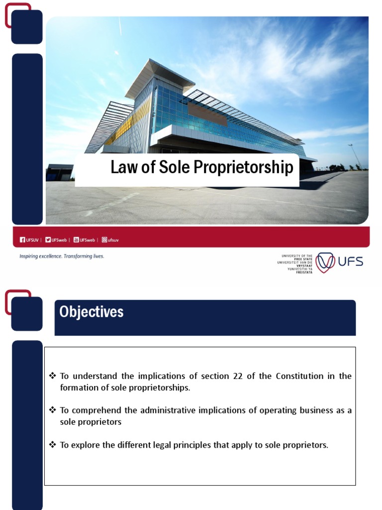 Lecturer 1 Sole Proprietorship | PDF | Sole Proprietorship | Taxes