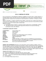 Gold Transfer Documentation Process | PDF | Government