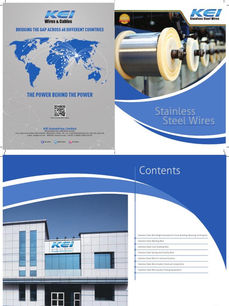 KEIStainless Steel Wire Catalogue | PDF | Stainless Steel | Steel