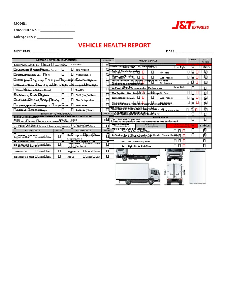 Vehicle Health Report | PDF | Brake | Leak