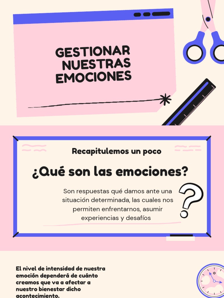 Gestionar Emociones | PDF