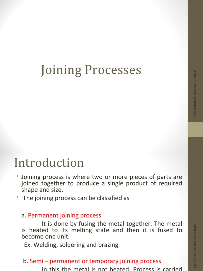 Unit IV Joining Process | PDF | Soldering | Construction