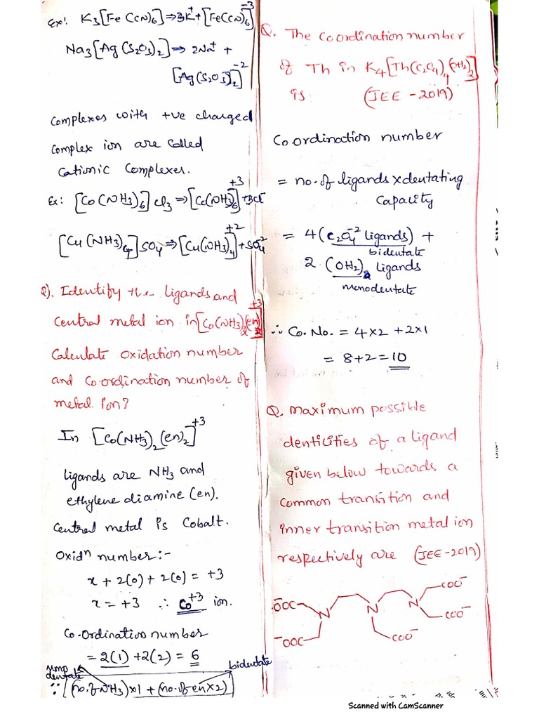 Complex Compounds | PDF