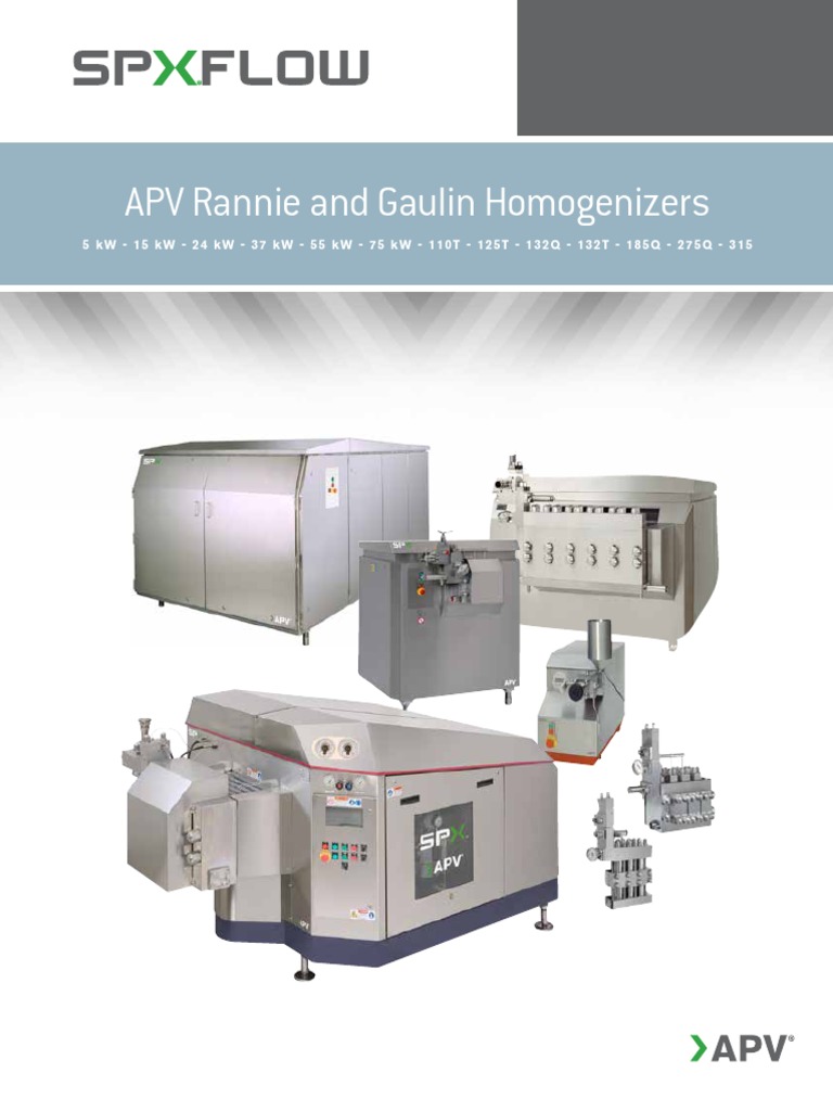 APV Homogenizers General Brochure 3000 02 08 2008 US | PDF | Emulsion ...