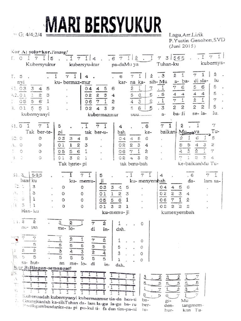 Mari Bersyukur | PDF