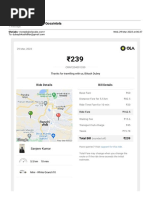 Uber Bill | PDF | Invoice | Payments