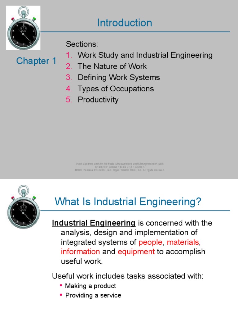 Chapter 1 | PDF | Workforce Productivity | Measurement
