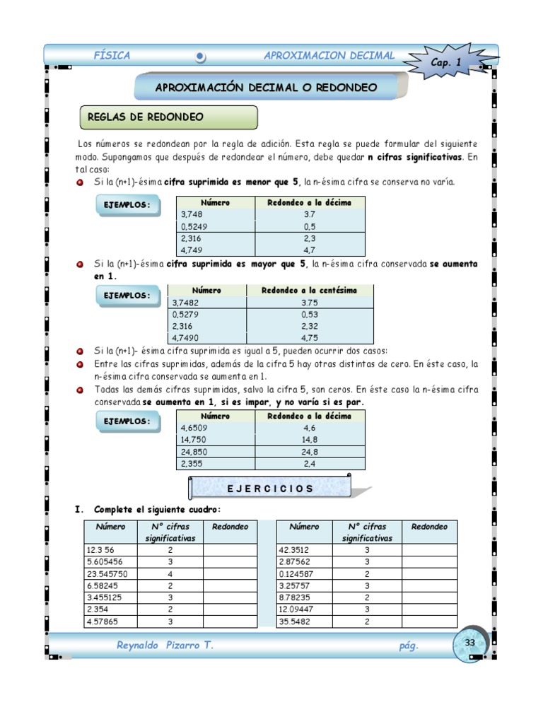Redondeo | PDF | Aritmética | Matemáticas