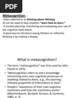 Metacognitive Awareness Inventory With Scoring Guide | PDF ...