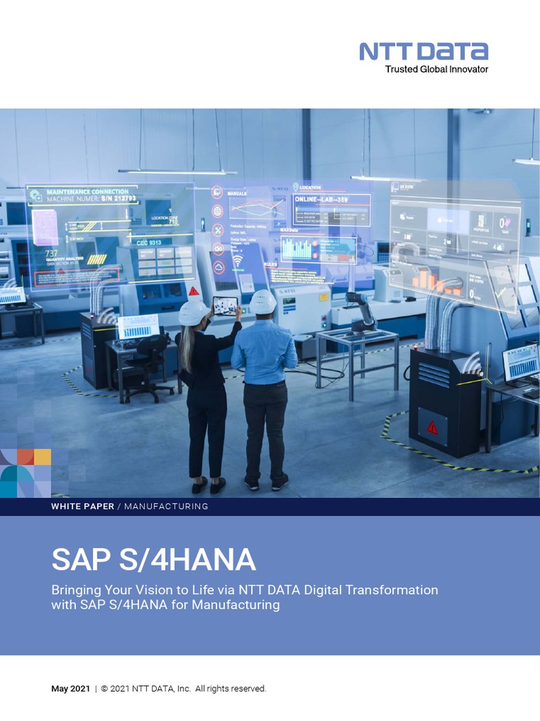 2021 en WP Saps4hana Manufacturing | Download Free PDF | Supply Chain | Product Lifecycle