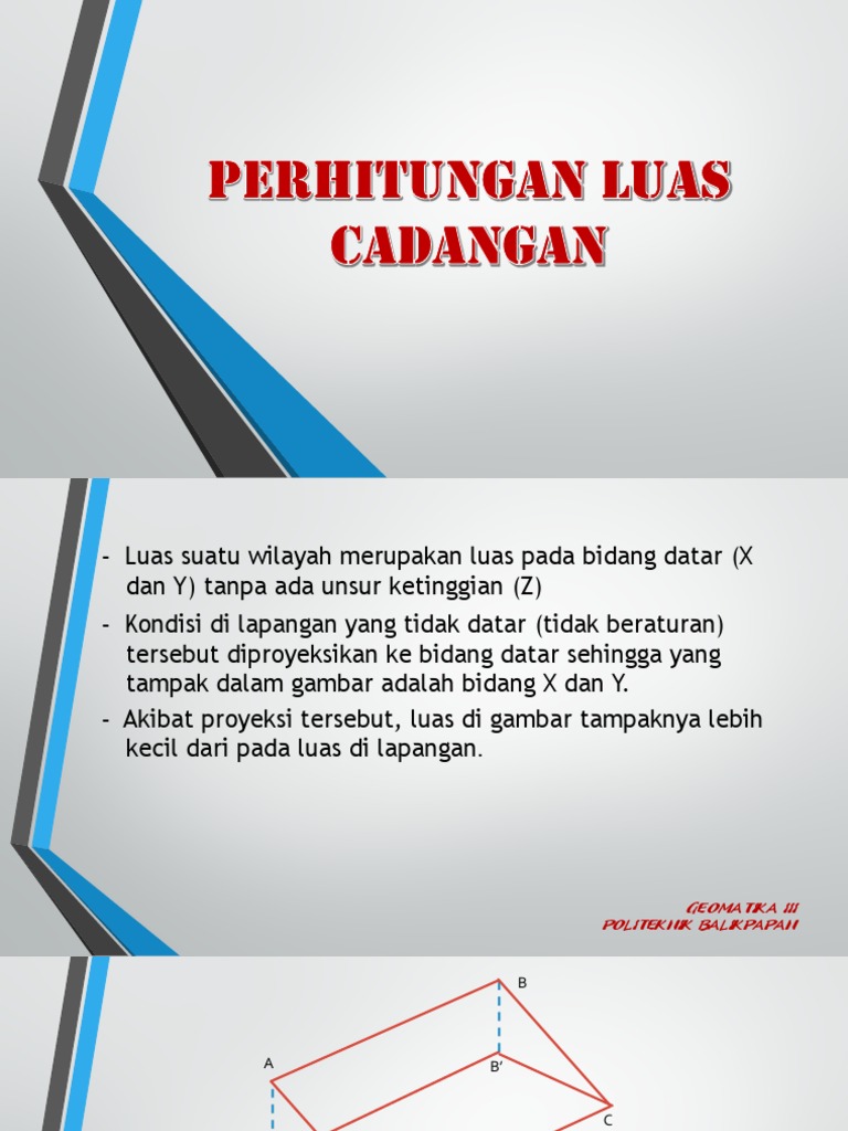 Perhitungan Luas Pdf