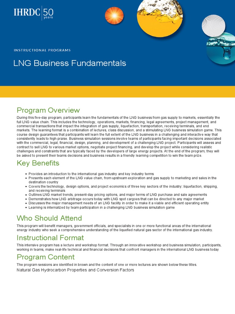 LNG Business Fundamentals | PDF | Liquefied Natural Gas | Natural Gas
